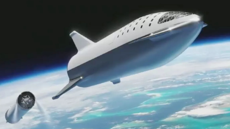 First Pictures: Elon Musk's starship for passengers to Moon and Mars